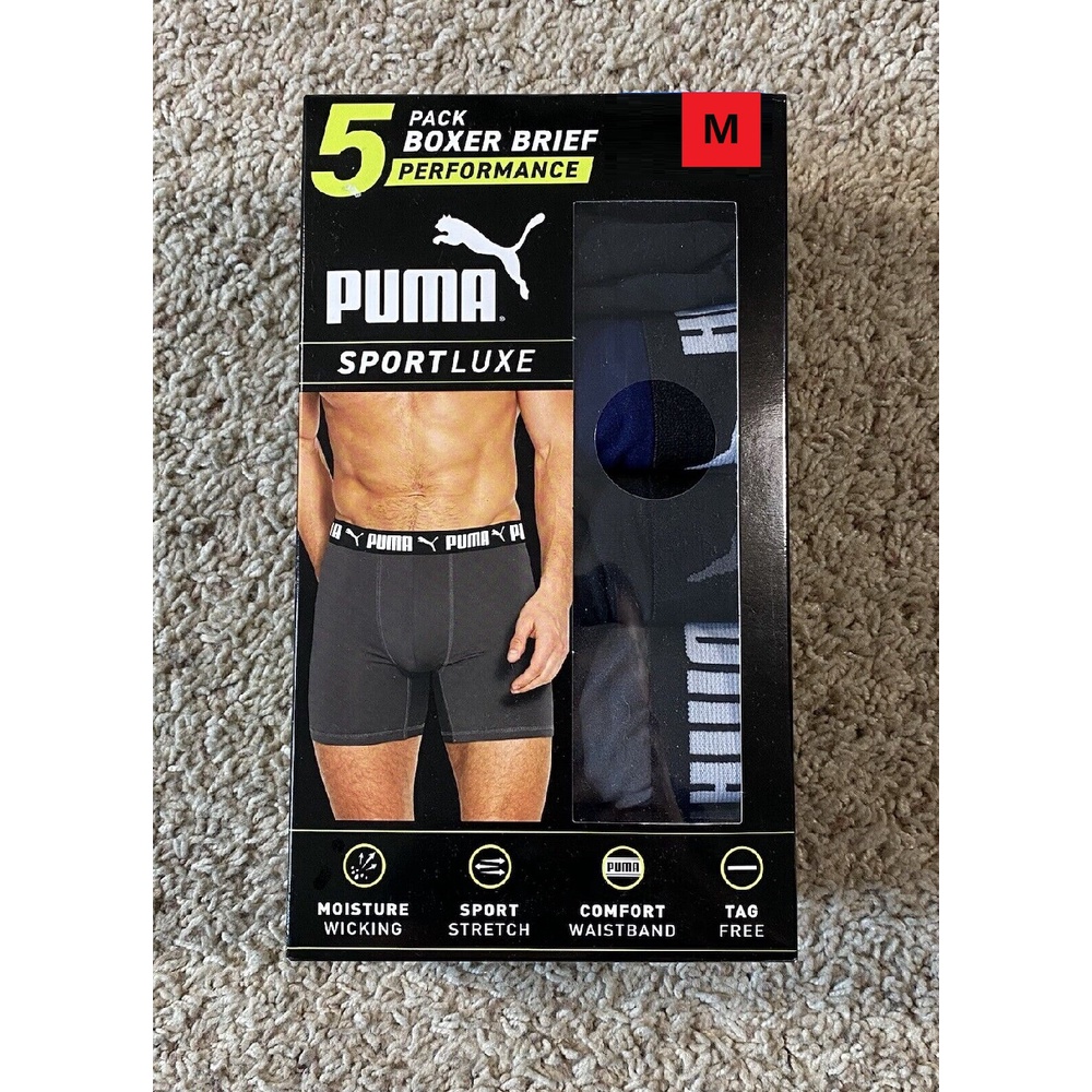 ชุดชั ้ นในชายชุด 5 BOXER BRIEF PERFORMANCE PUMA SPORTLUXE กีฬาคุณภาพ ...