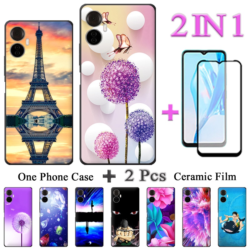 2 IN 1 ITEL Vision 5 Plus S662LC S18 Pro S662L เคสซิลิโคน TPU นิ่ม ทาสี ...