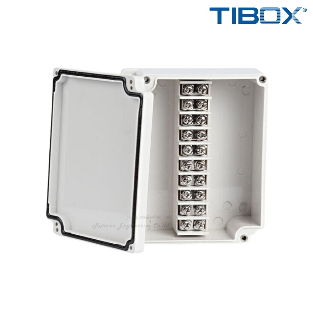 TIBOX TJ-10P-M กล่องพลาสติก พร้อมเทอร์มินอลบล็อก (Plastic Terminal ...