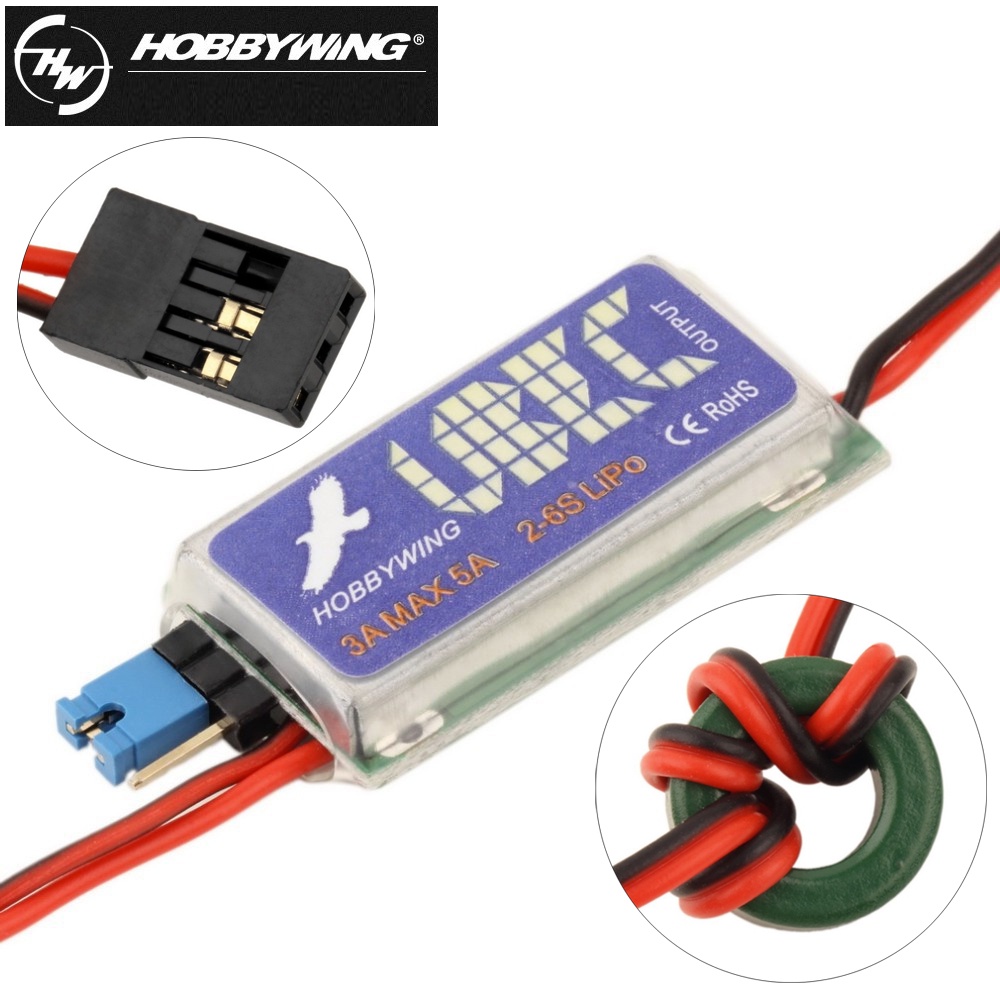 Hobbywing ตัวควบคุมการสลับ 3A 5V/6V RC UBEC เสียงรบกวนต่ําสุด RF BEC ...