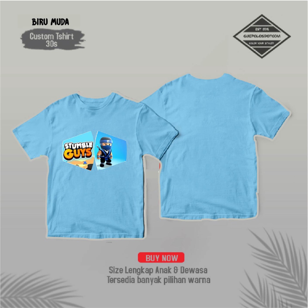 เสื้อยืดพรีเมี่ยม พิมพ์ลาย STUMBLE GUYS PP NINJA Type A13 สําหรับผู้ชาย ...