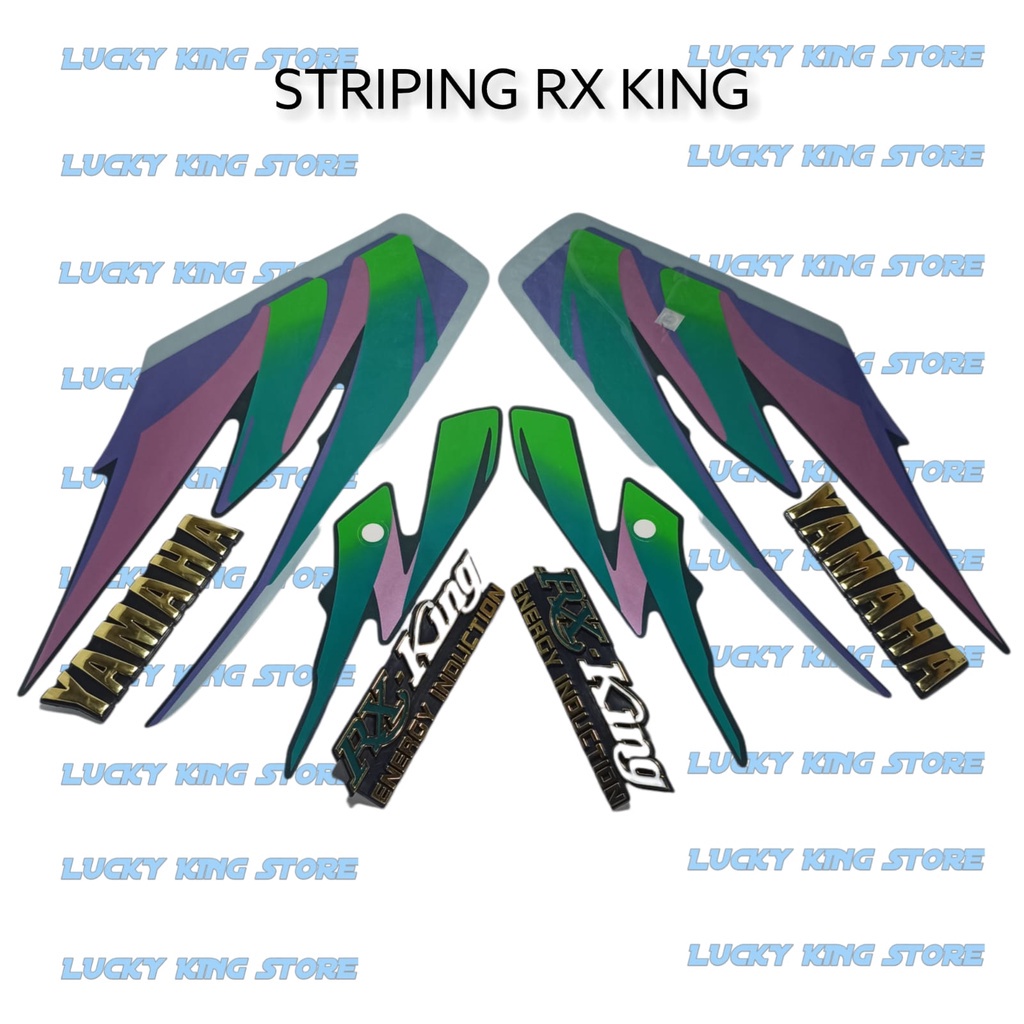 HIJAU 1996 สีเขียว RX King Striping หรือ RX King Striping และสัญลักษณ์ ...