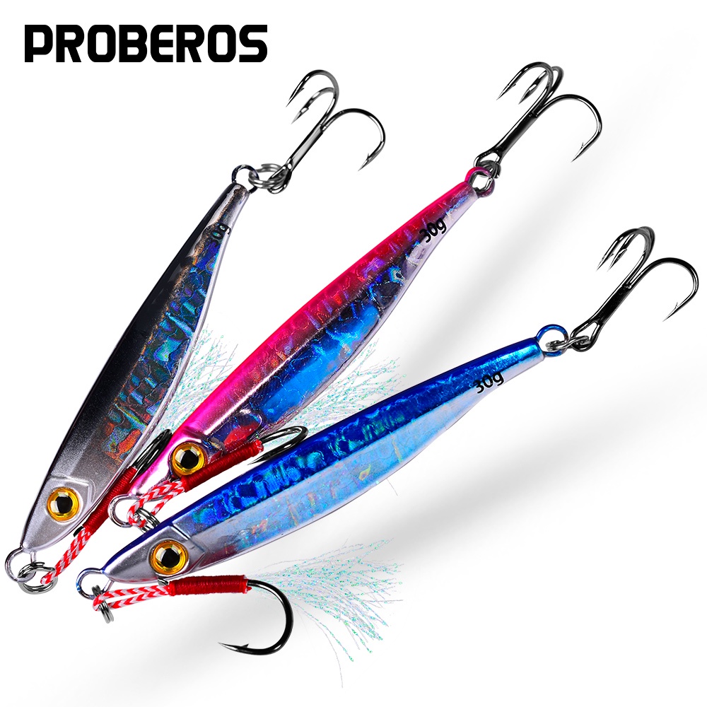Proberos เหยื่อตกปลาโลหะ 7-10-15-20-30 กรัม 5 ชิ้น | Shopee Thailand