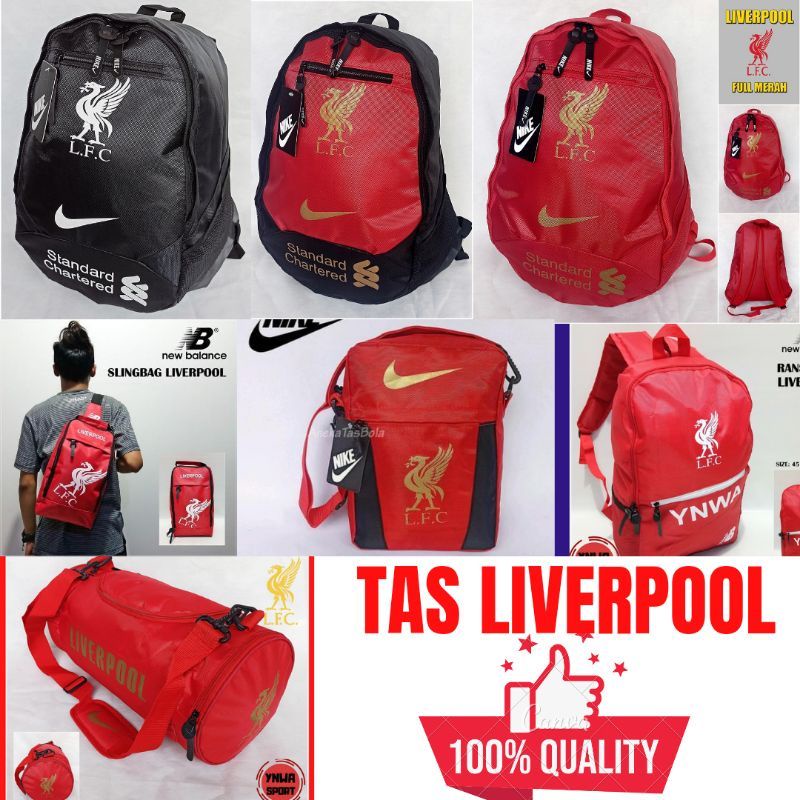 ใหม่ล่าสุด LIVERPOOL FOOTBALL BACKPACK/LIVEROOL CARRYING BAG/MENS ...