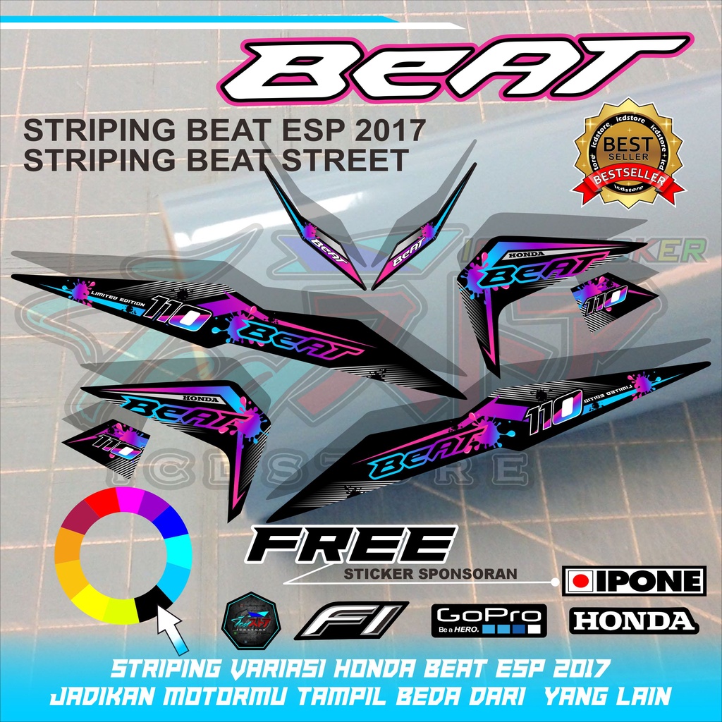 แถบสีรุ้ง ESP RAINBOW RAINBOW CR*T MOTIF STIKCER BEAT CW ESP 2023 2019 ...