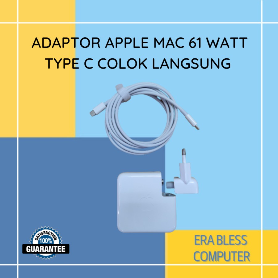 อะแดปเตอร์ Apple 61 WATT TYPE C 2M | Shopee Thailand