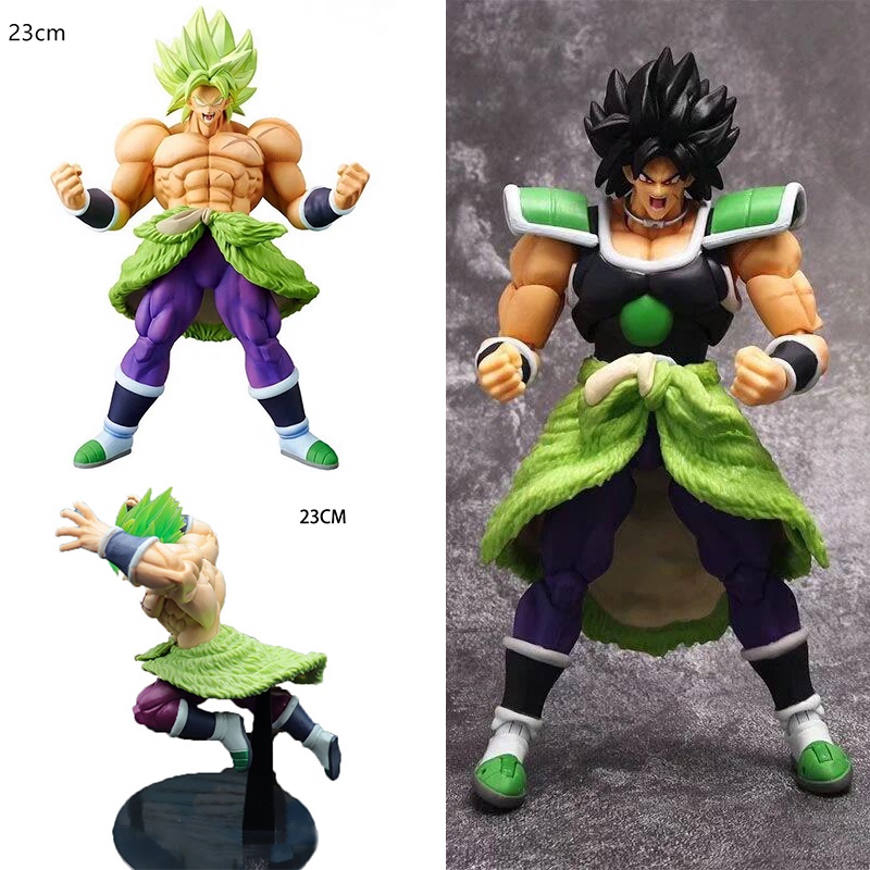 Bandai Dragon Ball Angry Broly รูปผมสีเขียว Dark Fighting Broly PVC ...