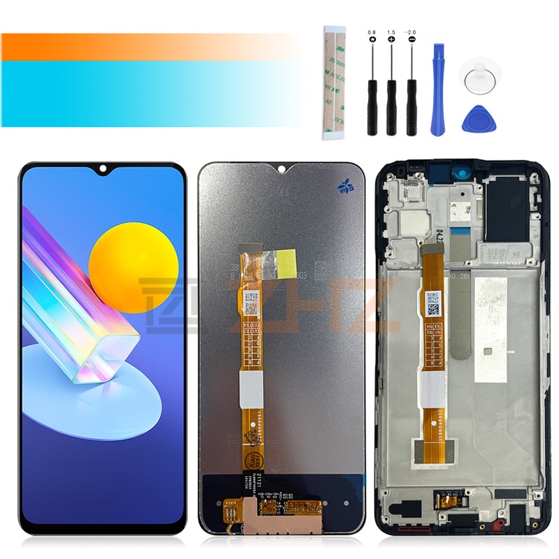 อะไหล่หน้าจอสัมผัส LCD แบบเปลี่ยน สําหรับ Vivo Y72 5G Vivo V2041 ...