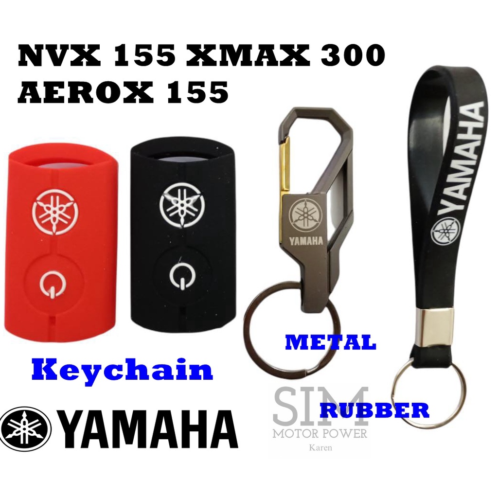 เคสกุญแจรีโมตซิลิโคน คุณภาพสูง พร้อมพวงกุญแจ สําหรับ Yamaha NVX Y16 ...