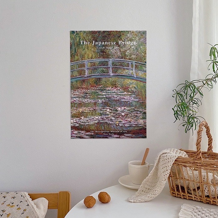Poster - Claude Monet : The Japanese Bridge 1899 | Shopee Thailand
