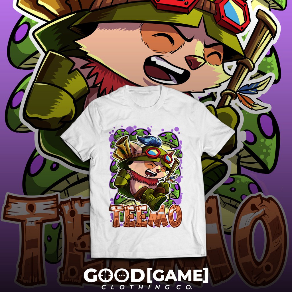 dragon tee/League of Legends Teemo Polyester Shirt_03 | Shopee Thailand