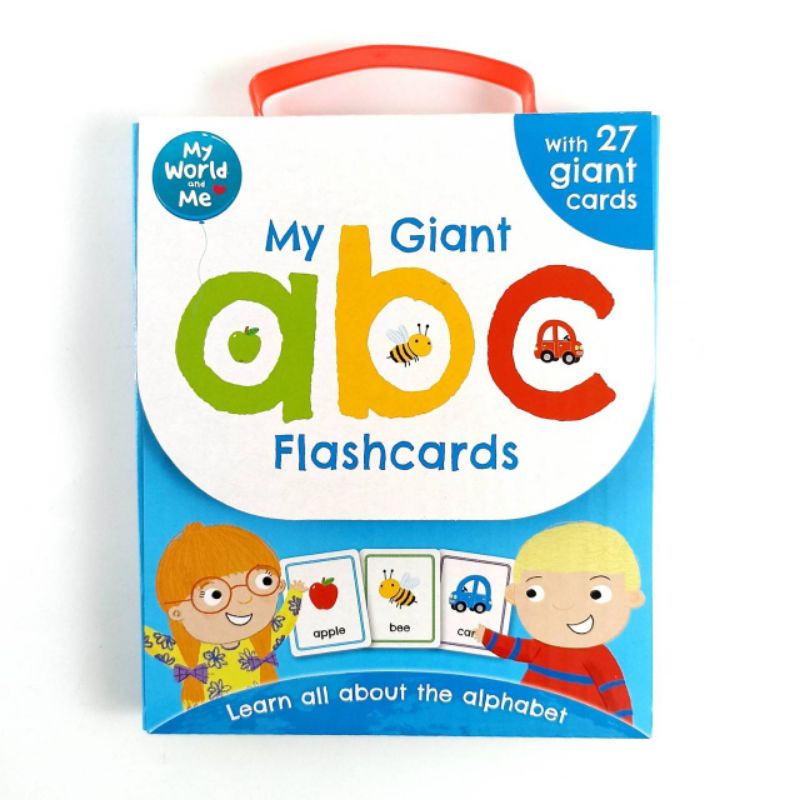 MY GIANT ABC FLASHCARDS พร้อมการ์ดยักษ์ 27 ใบ | Shopee Thailand