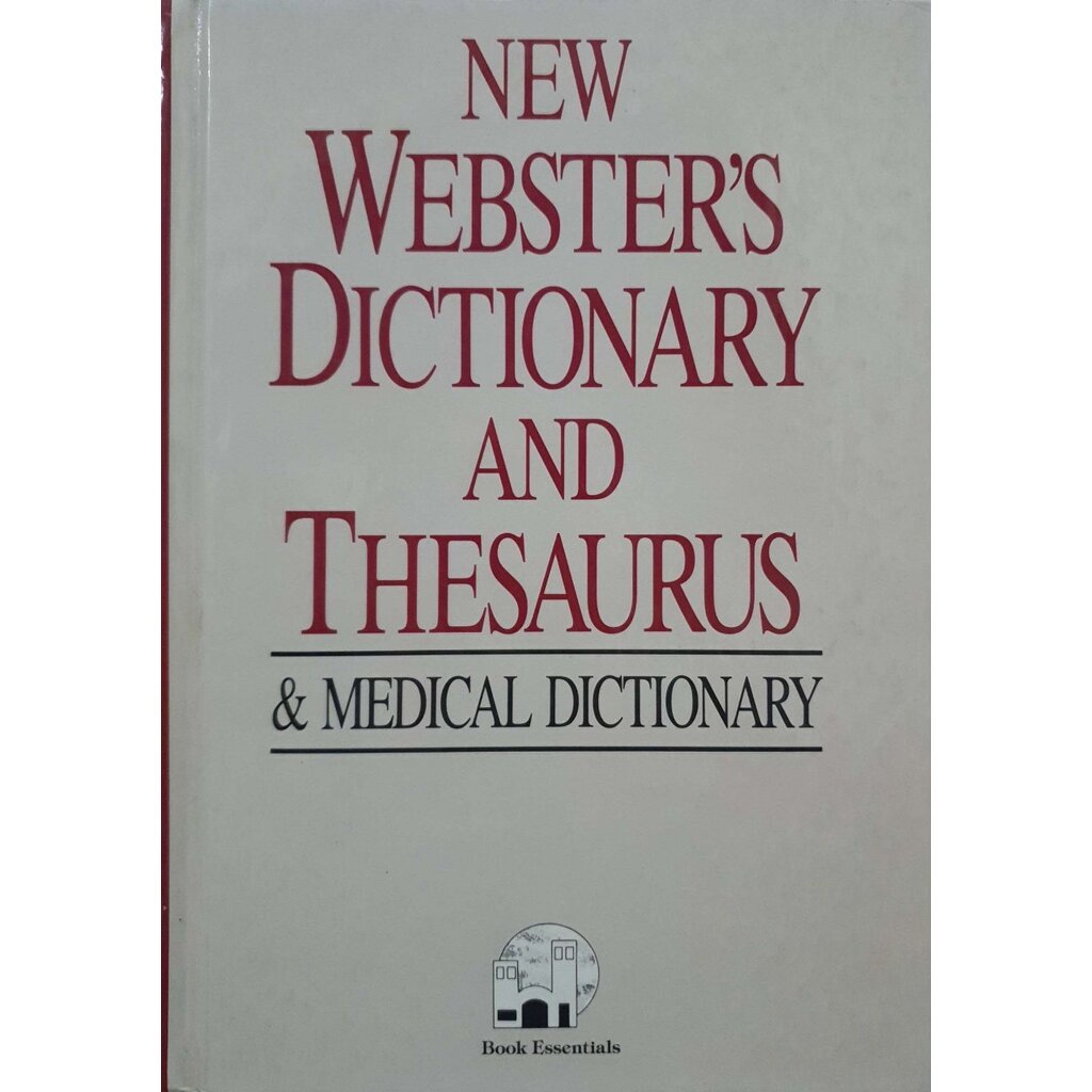 NEW WEBSTER’S DICTIONARY AND THESAURUS & MEDICAL DICTIONARY | Shopee ...