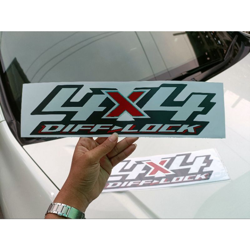 สติ๊กเกอร์ 4x4 DIFF-LOCK ติดข้างท้ายกระบะ ISUZU D-MAX ออนิว ปี 2020 แพ ...