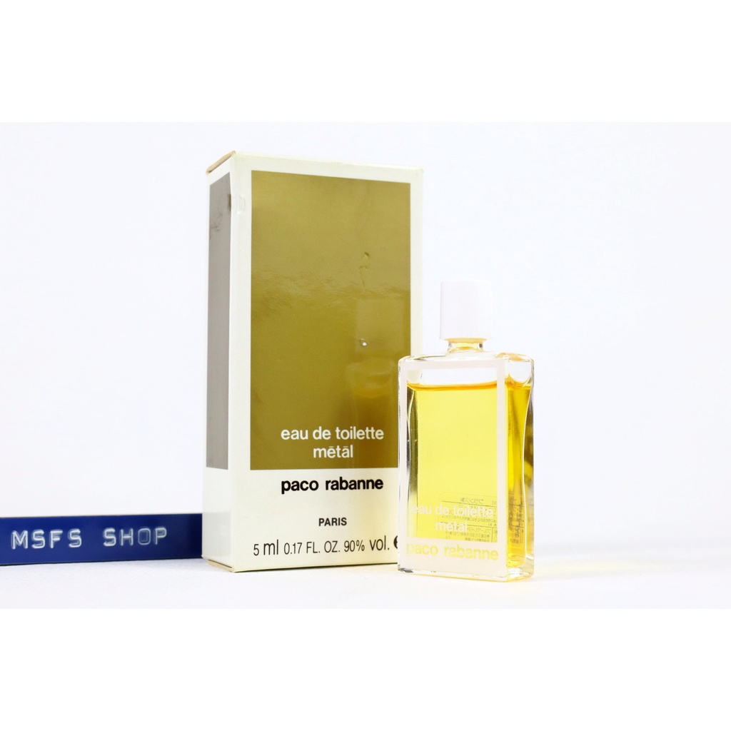 [Vintage] Paco Rabanne Metal EDT 5ml - น้ำหอม Vintage | Shopee Thailand