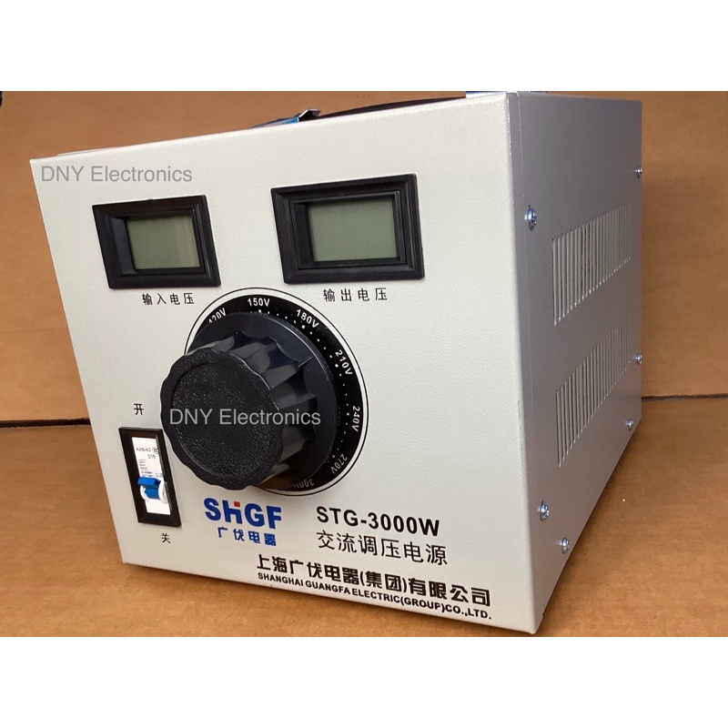 VARIAC STG-3KVA STG-5KVA หม้อแปลง วาริแอค 0-300V 2-Digital Display ...