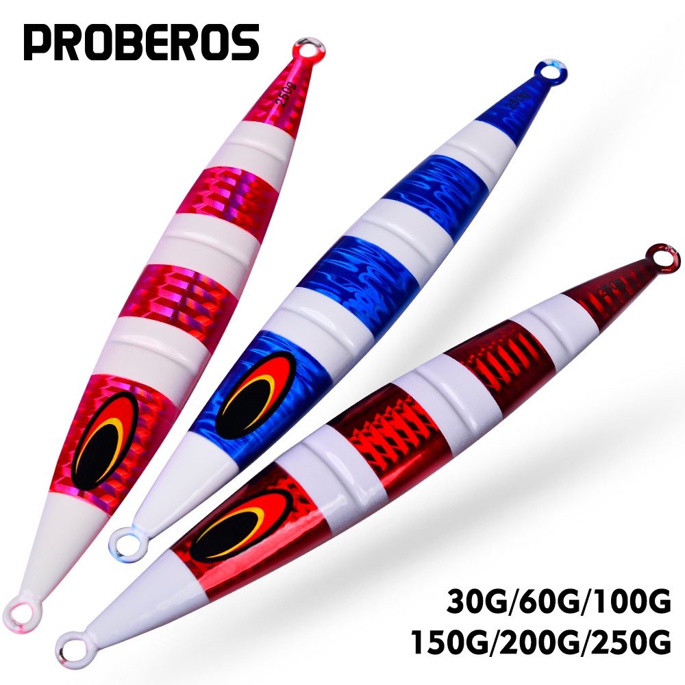 Proberos เหยื่อตกปลาโลหะ 30-60-100-150-200-250 กรัม 5 ชิ้น | Shopee ...