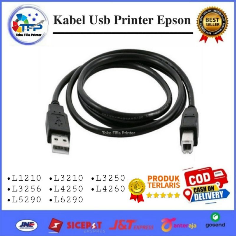 Epson เครื่องพิมพ์สาย Usb L1210 L3210 L3250 L3256 L4250 L4260 L5290 ...