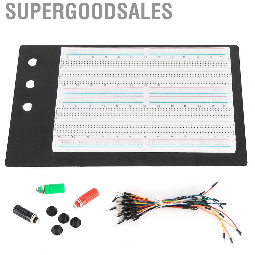 Supergoodsales Solderless Breadboard Kits 65 Jumper Wires Breadboard ...