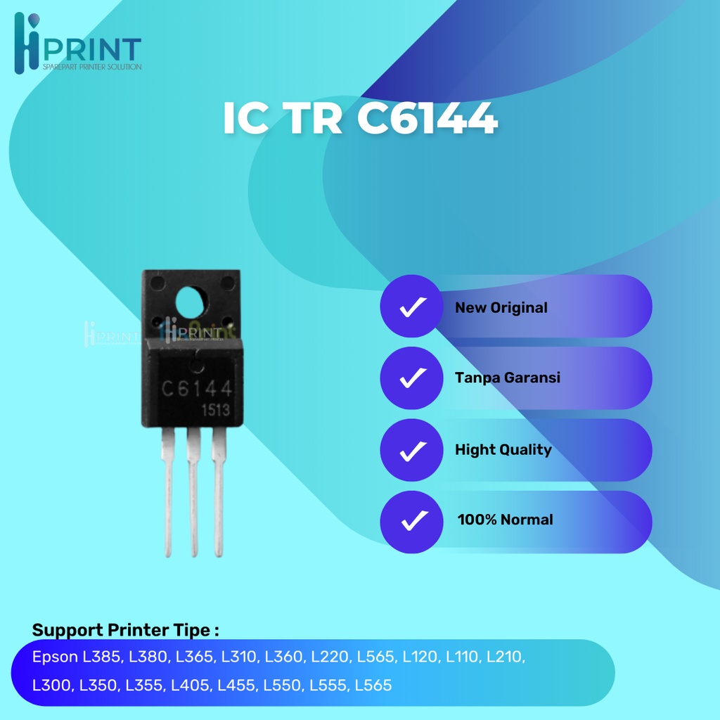 Ic TR Epson C6144 ทรานซิสเตอร์เมนบอร์ดเครื่องพิมพ์ L110 L120 L210 L220 ...