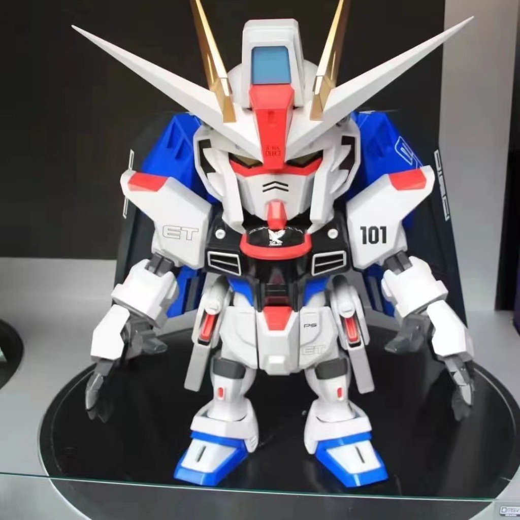 BANDAI 【ของแท้】กล่องสุ่ม ฟิกเกอร์ โมเดลกันดั้ม Qmsv-mini Freedom ...