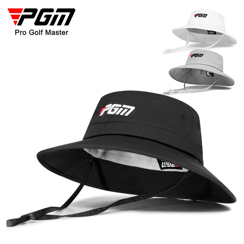Pgm Golf Cap Mens หมวกชาวประมงหัวเข็มขัดปรับได้เชือกกันลมหมวกปรับได้เส้นรอบวง Sweat Band MZ059 ...