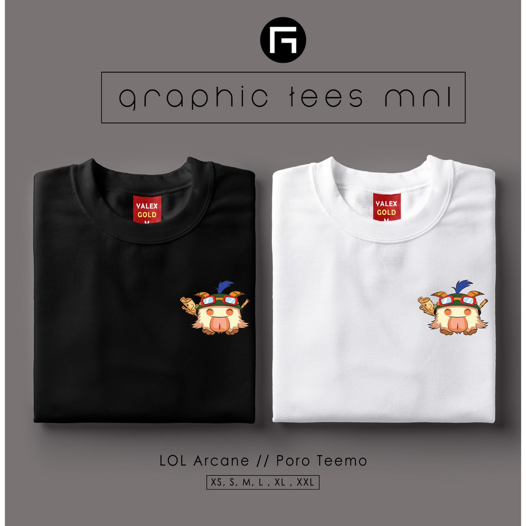 Graphic Tees MNL League of Legends LOL Arcane 415 Poro Teemo Vector ...