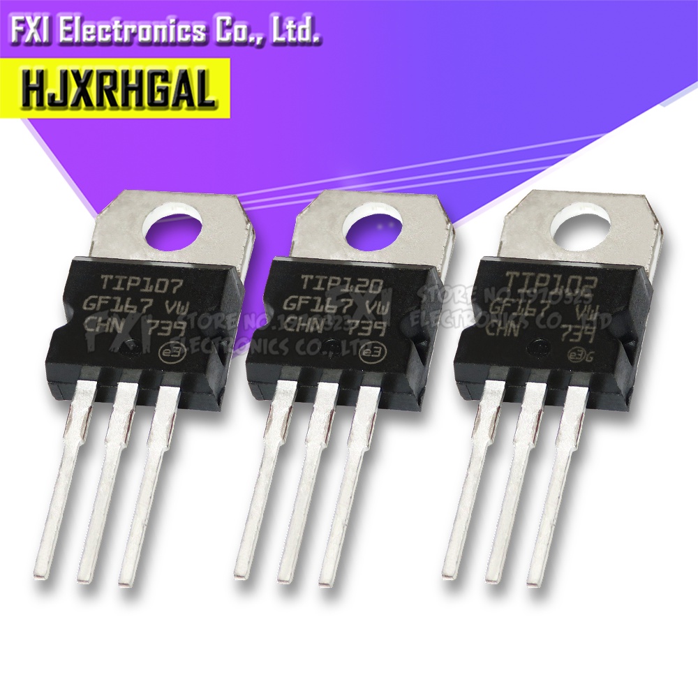 วงจรรวม TIP127 TO220 TIP102 TIP107 TIP110 TIP112 TIP120 TIP122 TIP125 TIP132 TIP137 TIP142T ...