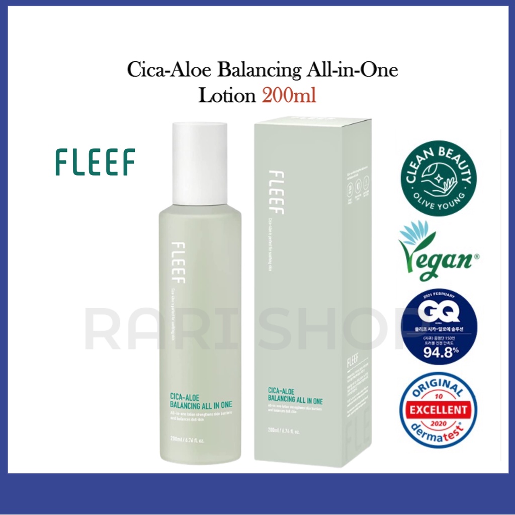 [FLEEF] Cica-aloe Balancing All in One Lotion โลชั่นว่านหางจระเข้ ขนาด ...