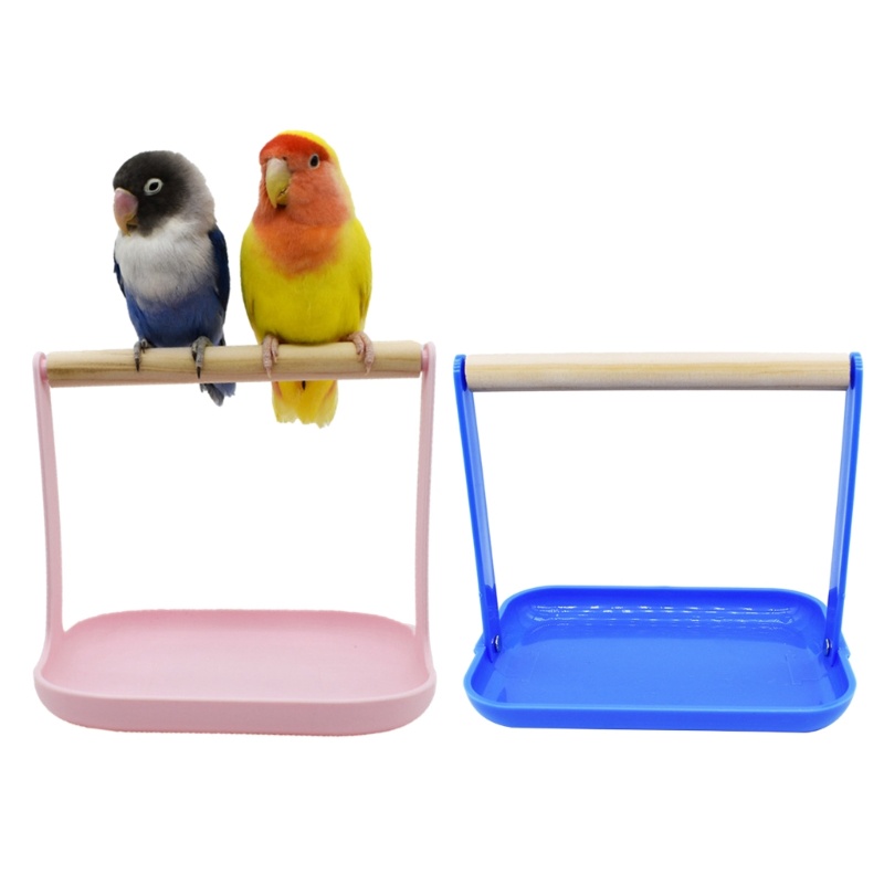 Nerv Parrots Bird Playground Perch Gym Stand with Plastic Poop Tray ...