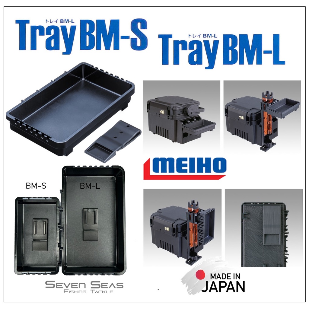 Meiho Versus Tray BM BM-S BM-L Acc Tackle Box Fishing | Shopee Thailand
