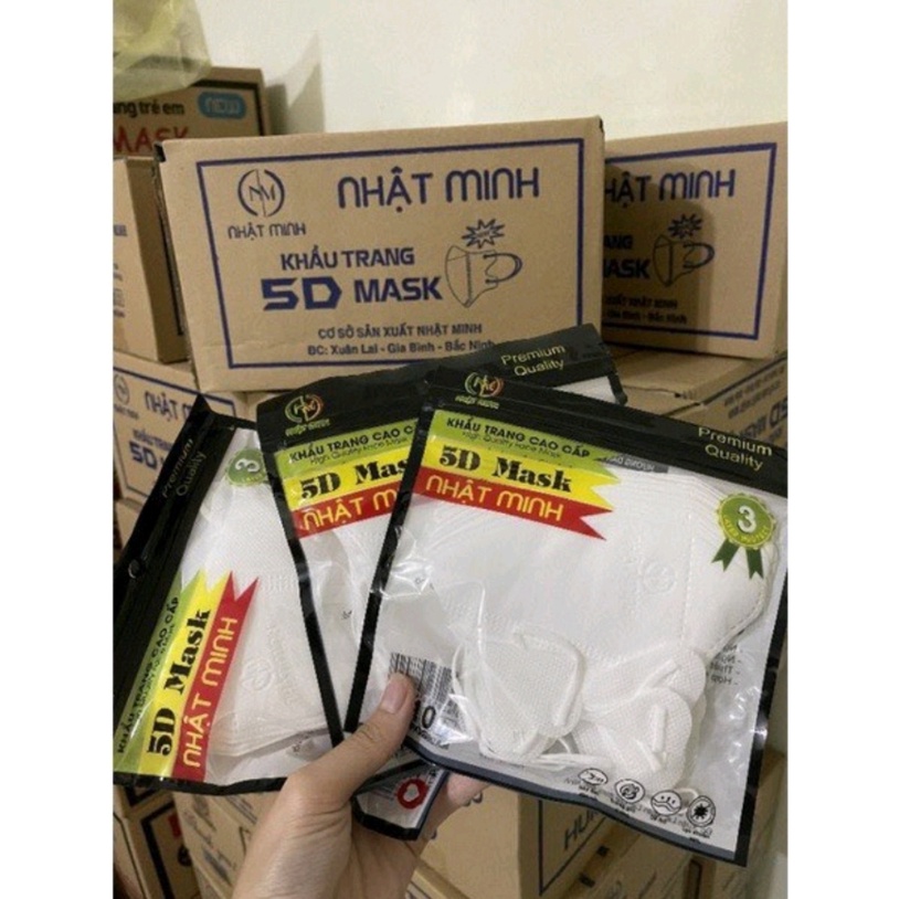 กล ่ อง 200 5D Masks Nhat Minh - Japan Anh ป ้ องกันฝุ ่ น - ต ้ านเชื ...