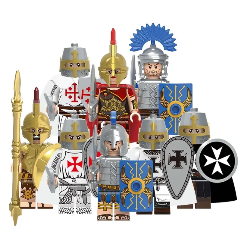 ฟิกเกอร์ อัศวินยุคกลาง Spartan Woman Warrior Roman Centurion Soldier ...