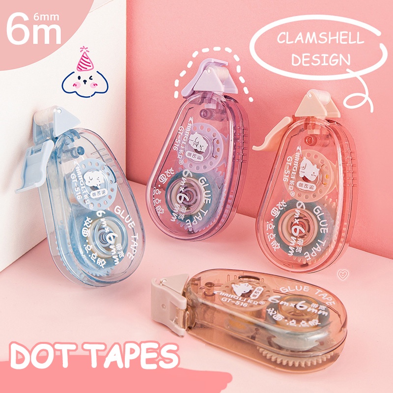 Enwei เทปกาวสองหน้า 4/6 เมตร สําหรับนักเรียน วารสาร สมุด เดคโค โรงเรียน ...