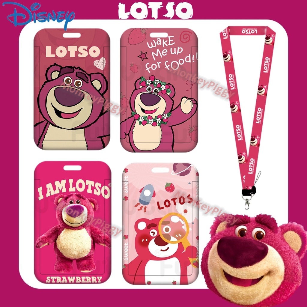 Disney ''LOTSO'' ซองใส่บัตร สายคล้อง ที่ใส่บัตร ทอยสตอเบอรี่ / ที่ใส่ ...