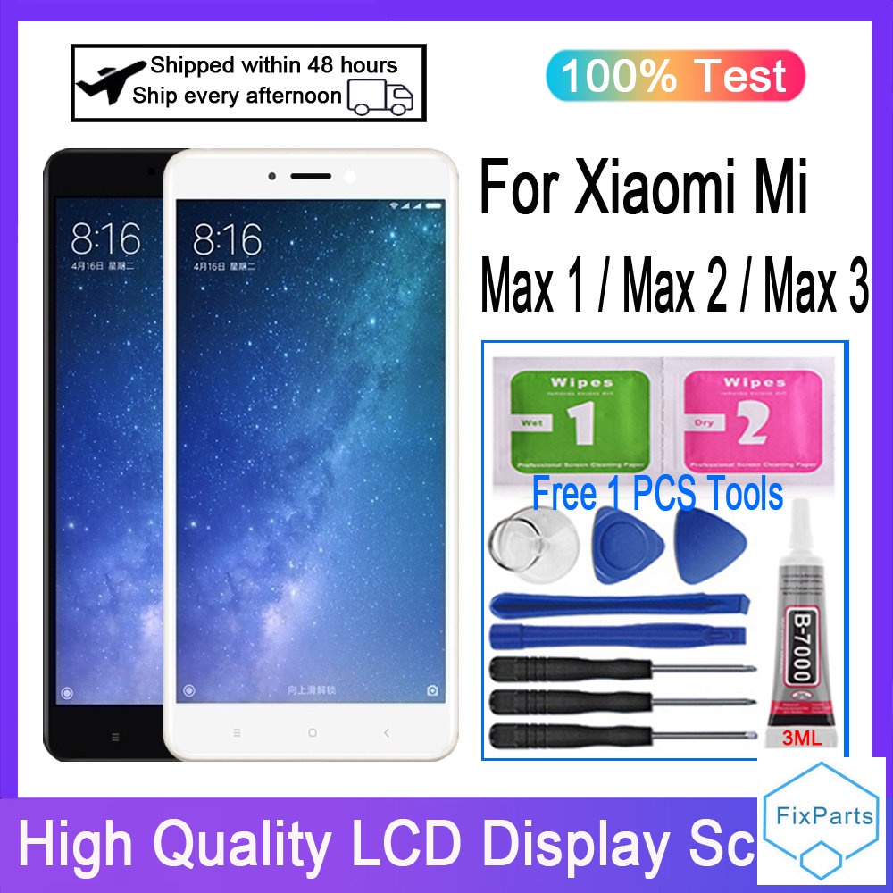 อะไหล่หน้าจอสัมผัส LCD แบบเปลี่ยน สําหรับ Xiaomi Mi Max 1 Max 2 Max 3 ...