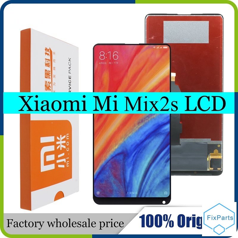 อะไหล่หน้าจอสัมผัส LCD ดิจิไทเซอร์ แบบเปลี่ยน สําหรับ Xiaomi Mi Mix 2S LCD Display 10 XAIOMI ...