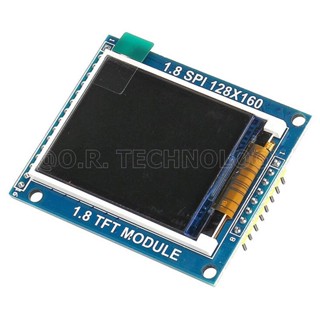 (1ชิ้น) AA378 จอแสดงผล Blue 1.8 นิ้ว ST7735 TFT LCD Module with 4 IO ...