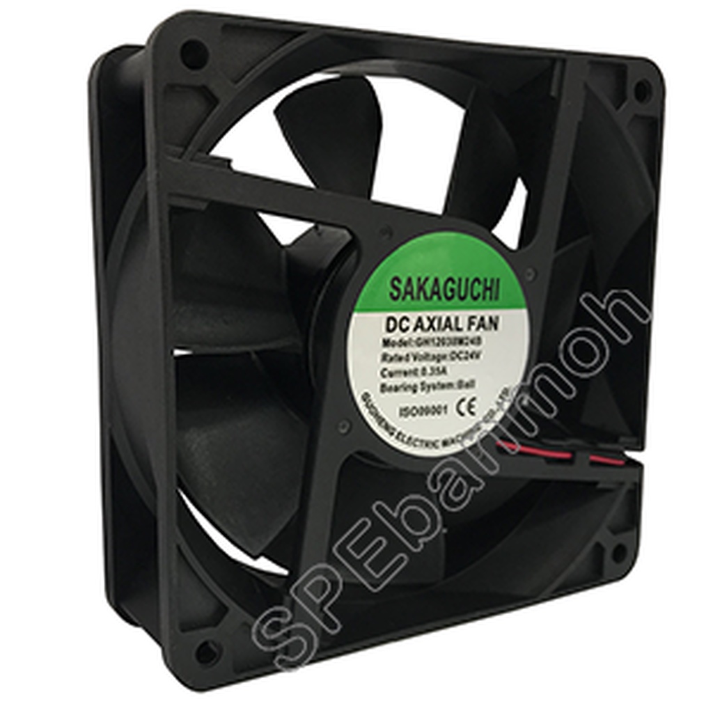 [ 1 ชิ้น ] GH12038M24B พัดลมระบายอากาศ Axial Fan 4 นิ้ว 220V พัดลมระบายอากาศ Sakaguchi พัดลม ...