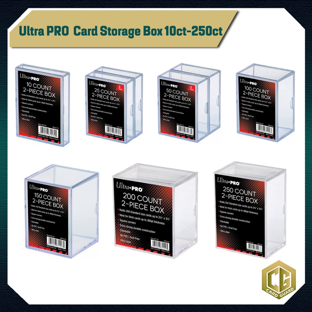 [Card Guard] Ultra Pro กล่องใส สำหรับเก็บการ์ดโดยเฉพาะ มีหลายขนาดให้ ...