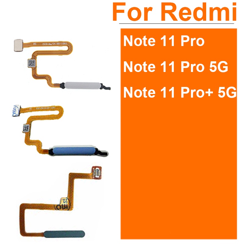 อะไหล่สายแพ เซนเซอร์ลายนิ้วมือ สําหรับ Xiaomi Redmi Note 11 11 Pro ...