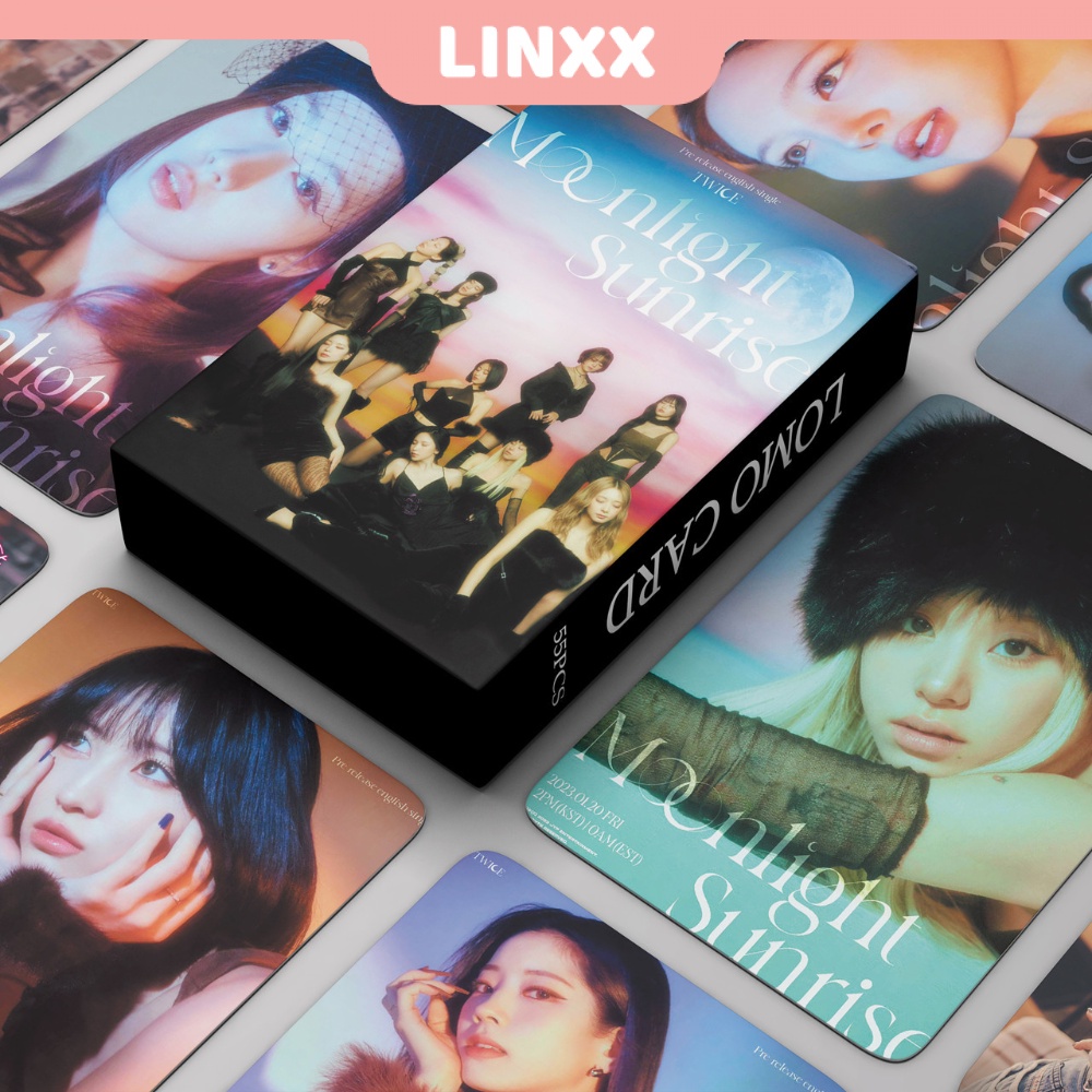 Linxx โปสการ์ดอัลบั้ม TWICE MOONLIGHT SUNRISE Kpop 55 ชิ้น | Shopee ...