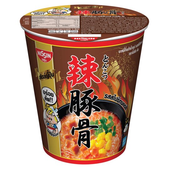 นิสชินคัพสไปซี่ทงคตสึ70กNISSIN TONKOTSU CUP SPICY70G. | Shopee Thailand