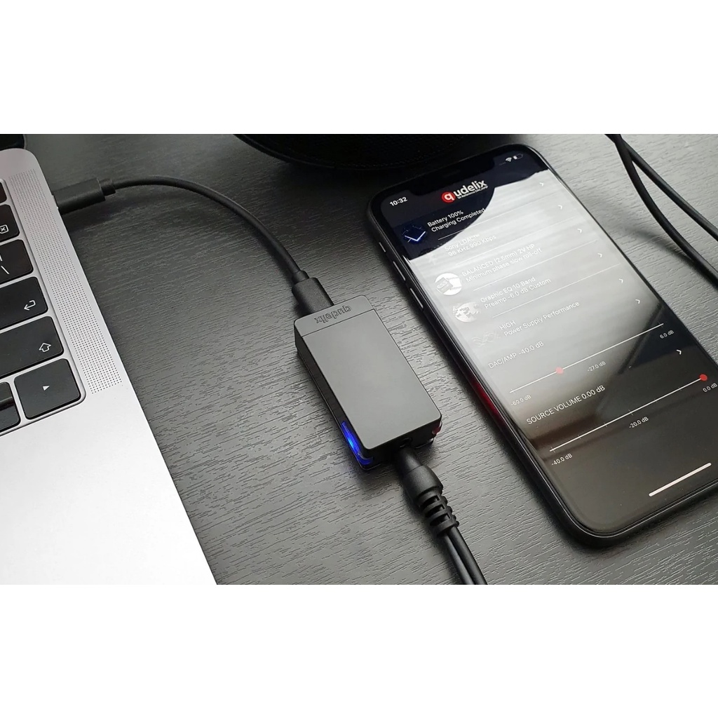 Qudelix-5k แอมป์บลูทูธ USB DAC พร้อม LDAC aptX Adaptive aptX HD AAC ...