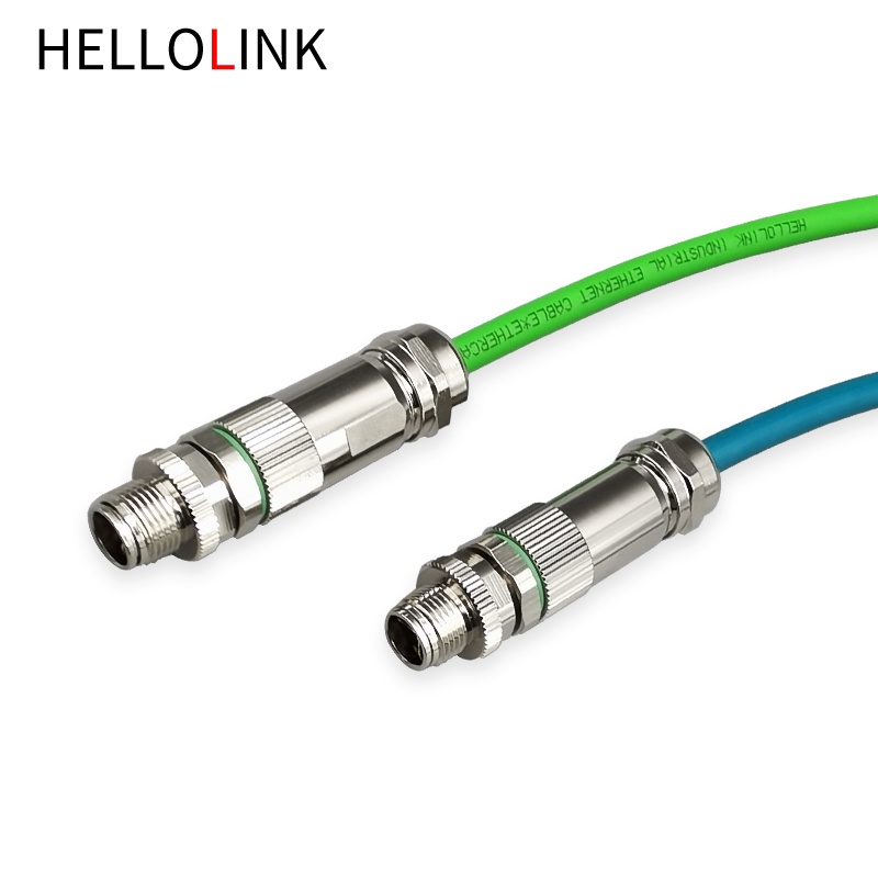 ส่งภายใน 24 ชั่วโมง เซนเซอร์เชื่อมต่ออากาศอีเธอร์เน็ต ปลั๊กสี่แกน M12 D ...