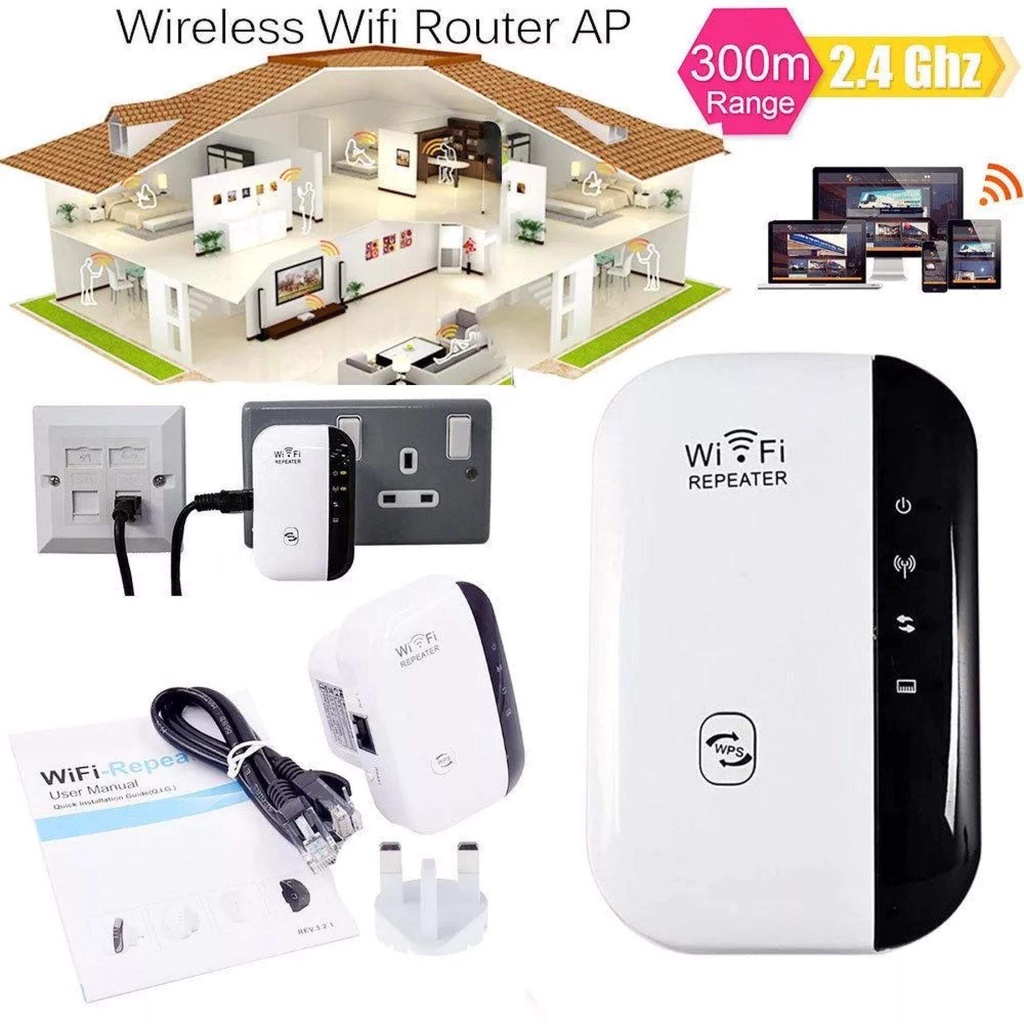 【จัดส่งจากกรุงเทพฯ】Wifi Repeater ตัวกระจายสัญญาณไวไฟ 300 Mbps ตัวกระจาย ...
