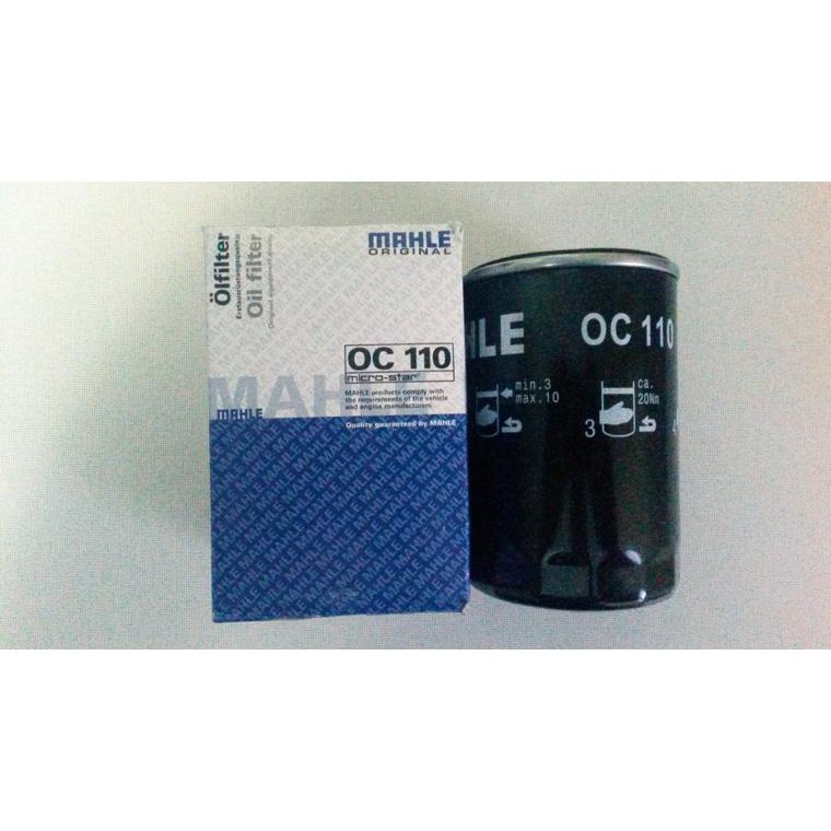 BENZ กรองน้ำมันเครื่อง เครื่อง M102 M103 รุ่น W201 W124 W126 เบอร์ 102 184 05 01 MAHLE OC110 ...