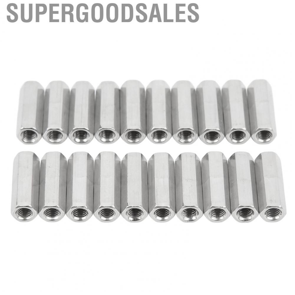 Supergoodsales Threaded Rod Connector Hex Coupling Nut 304 Stainless ...