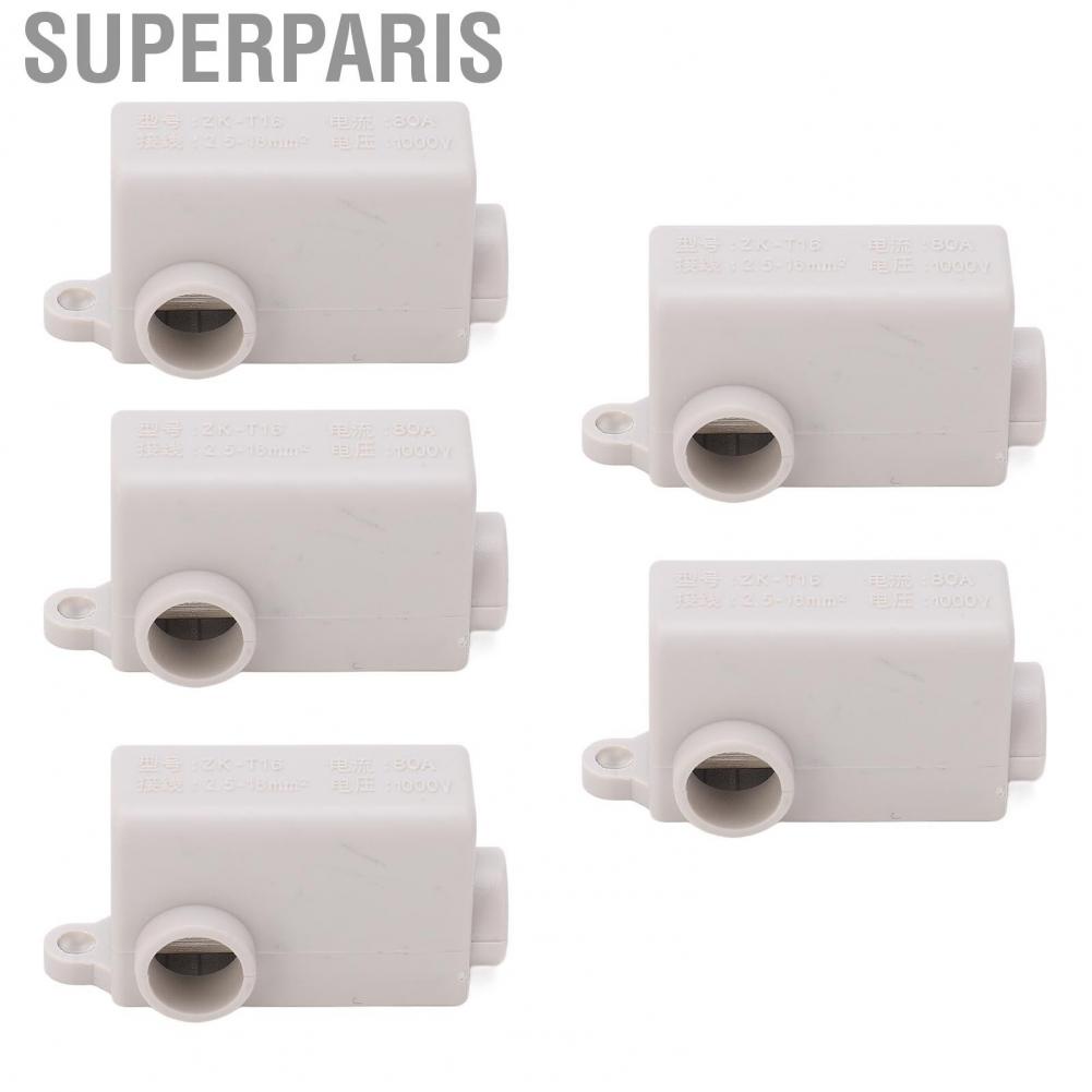 Superparis ZK T16 Splice Terminal Block 1000V 80A ZK T16 Wire Connector ...