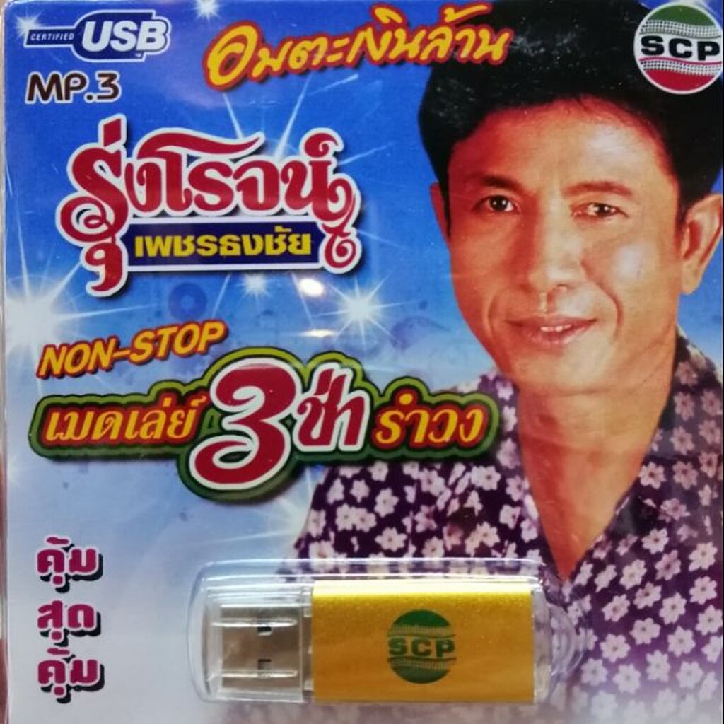 usb รุ่งโรจน์ เพชรธงชัย non-stop เมดเล่ย์สามช่ารำวง 100 เพลง กล่องข้าว ...